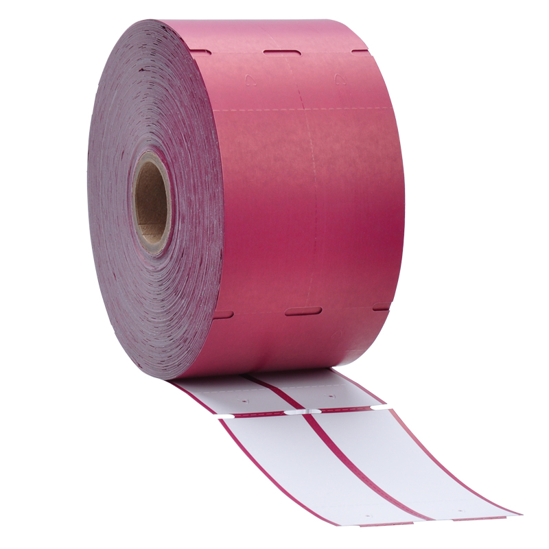 Burgundy Direct Thermal Consignment Tags