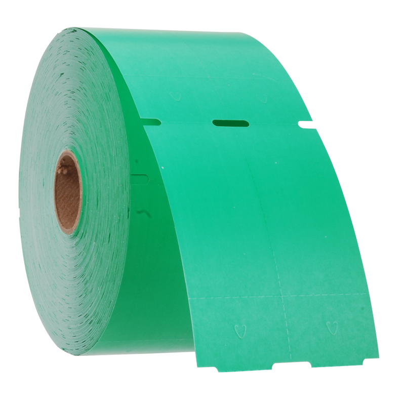 Green Direct Thermal Consignment Tags