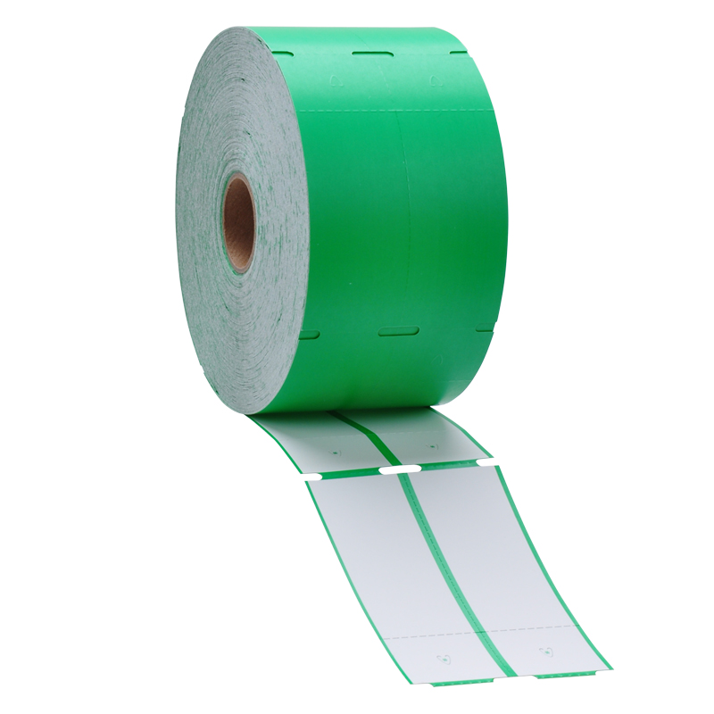 Green Direct Thermal Consignment Tags