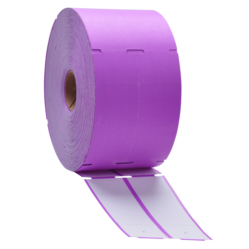 Violet Direct Thermal Consignment Tags