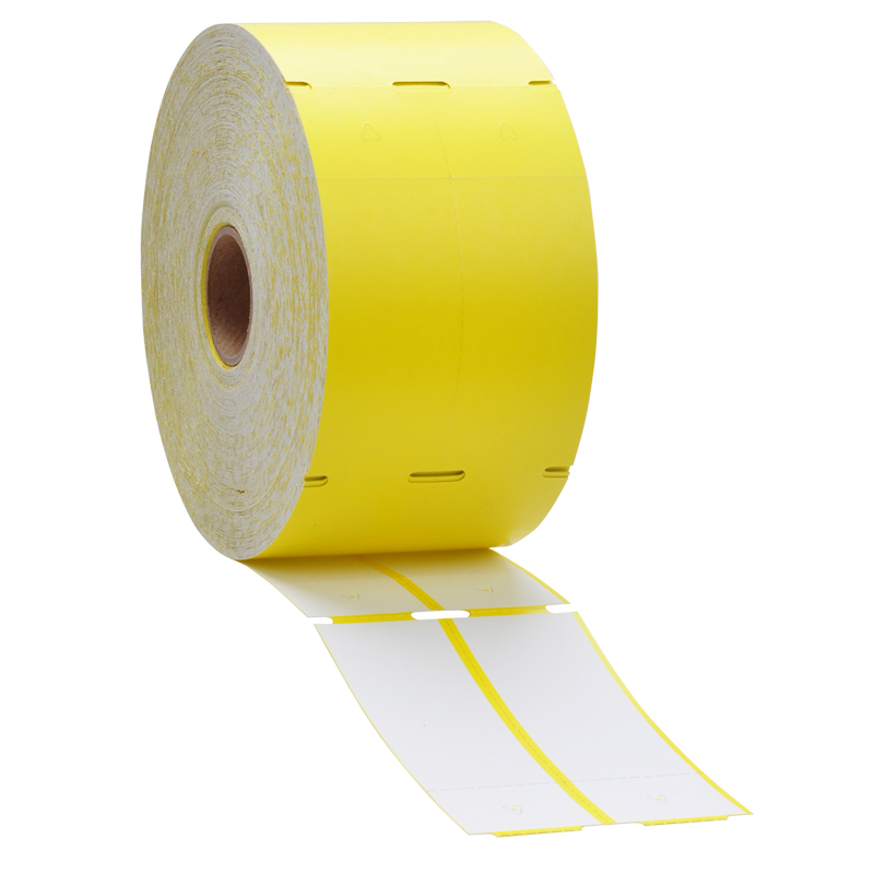 Yellow Direct Thermal Consignment Tags