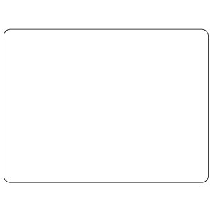 4 inch x 3 inch with perf white direct thermal labels