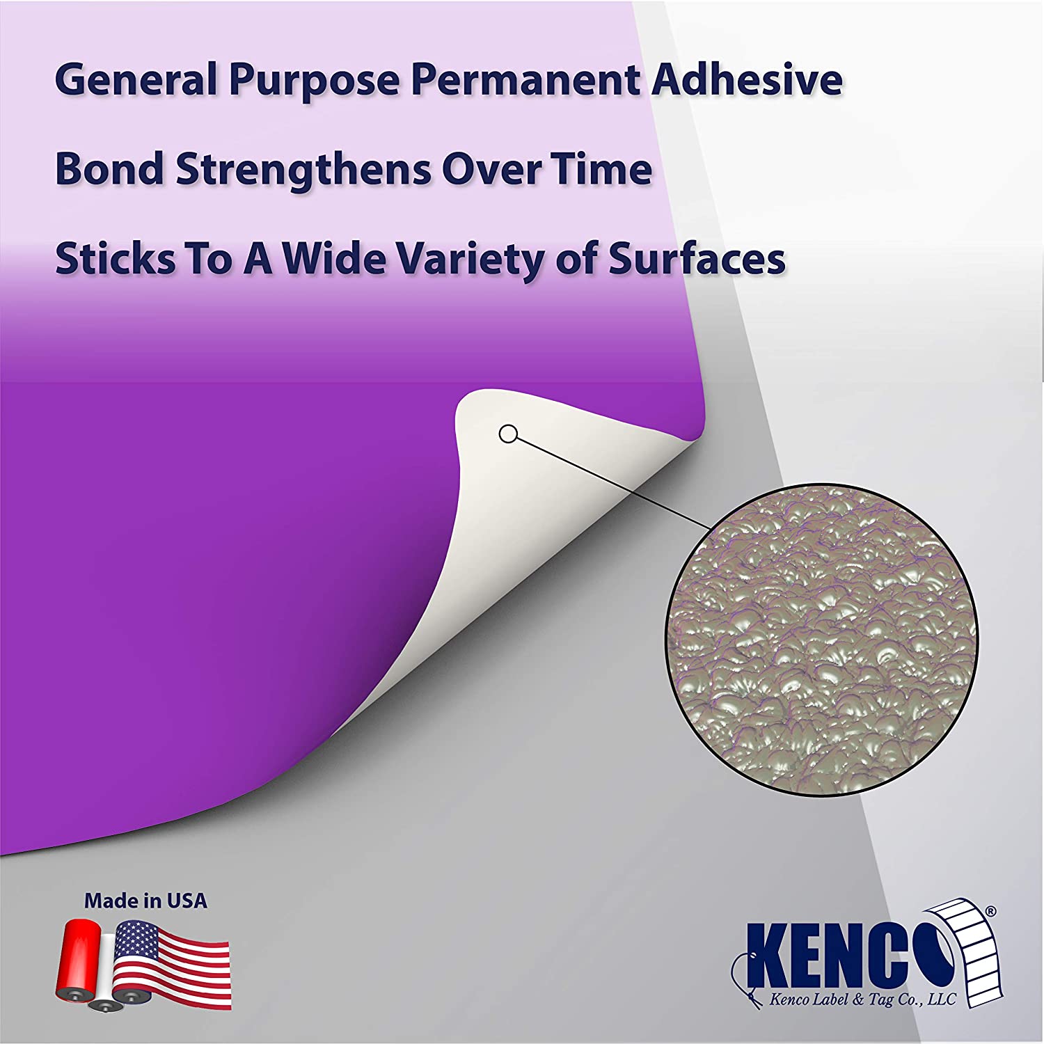 4" X 6" Direct Thermal Labels - Purple