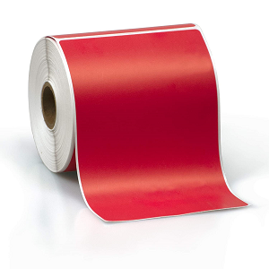 4" X 6" Direct Thermal Labels - Red