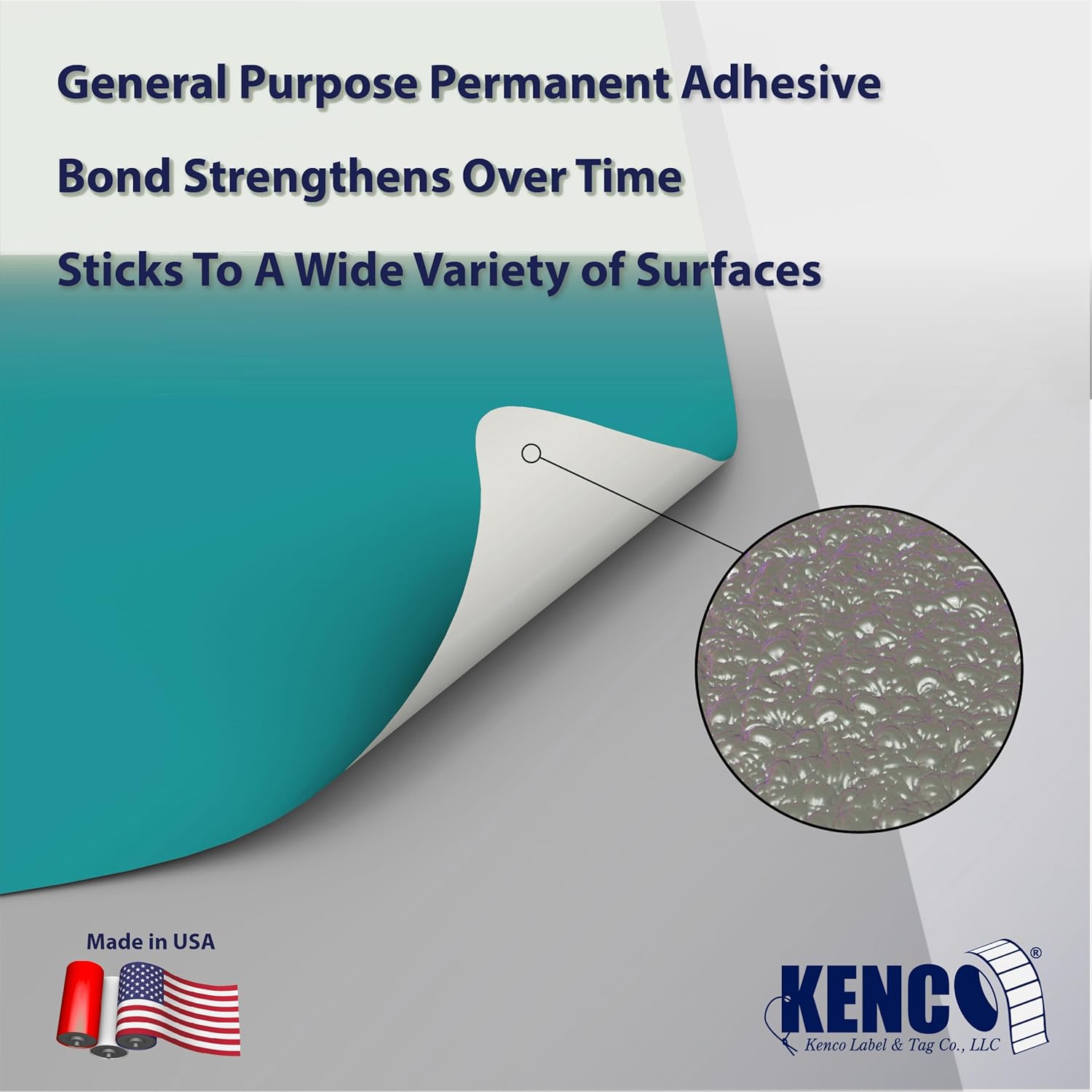 4" X 6" Direct Thermal Labels - Teal