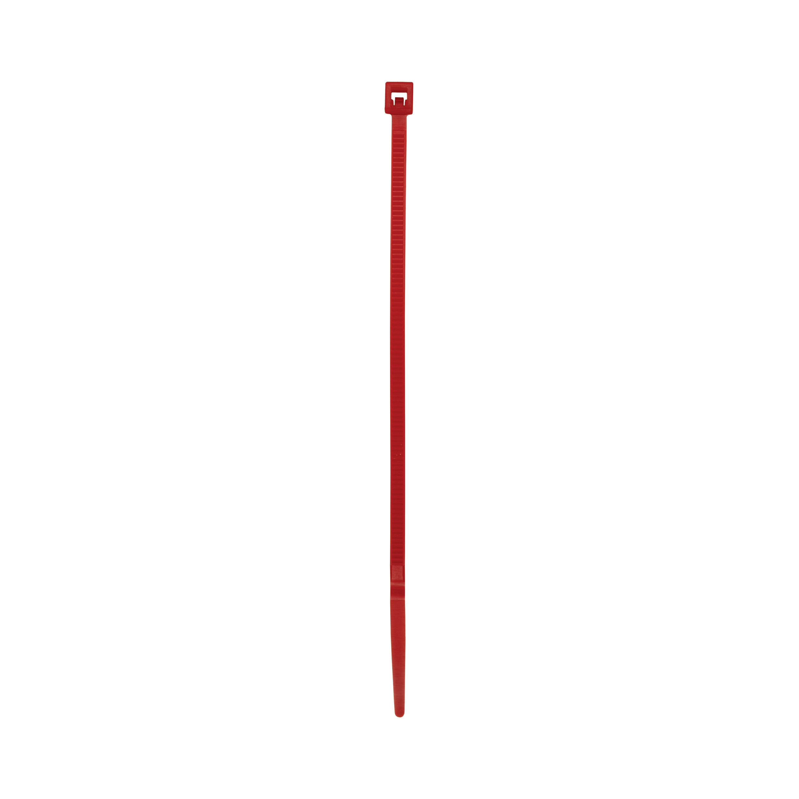4" Long 18 lb Red Nylon 6/6 Cable Ties (1000 per pack)