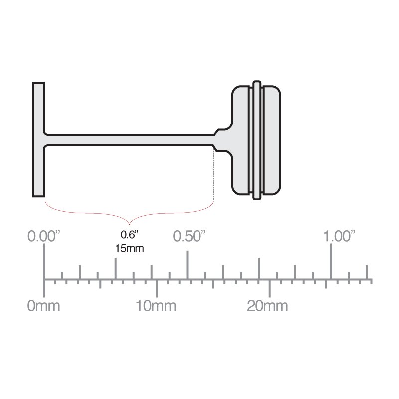 Avery Dennison 08973 0.6in. (15mm) Natural Heavy Duty Standard Paddle ...