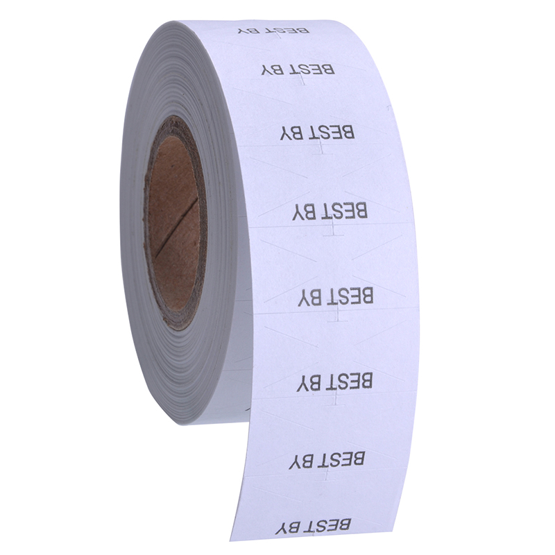 Black on White "BEST BY" General Purpose Tamper Proof Labels to fit ...