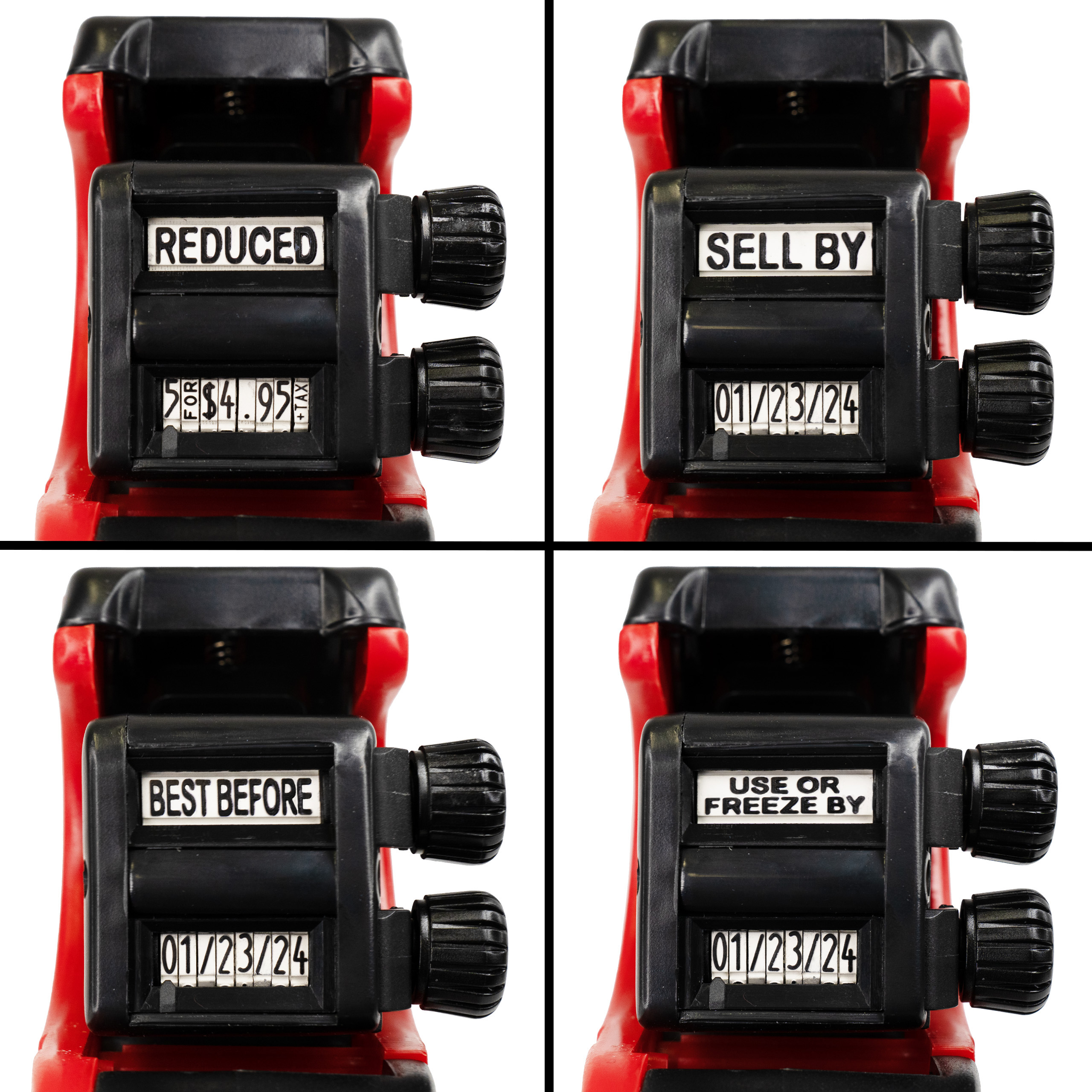 Kenco BK218 Top Line Pre-Print, Bottom Line 8-Character for Dating or Pricing