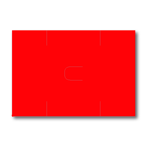 Fluorescent Red Removable Labels for Avery® Sato® Dennison® 210 Price ...