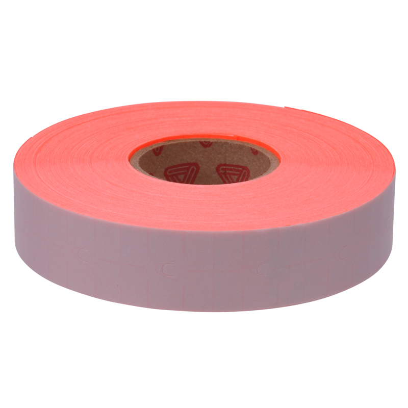 Genuine Avery Dennison 216 Fluorescent Red Labels (T06281)