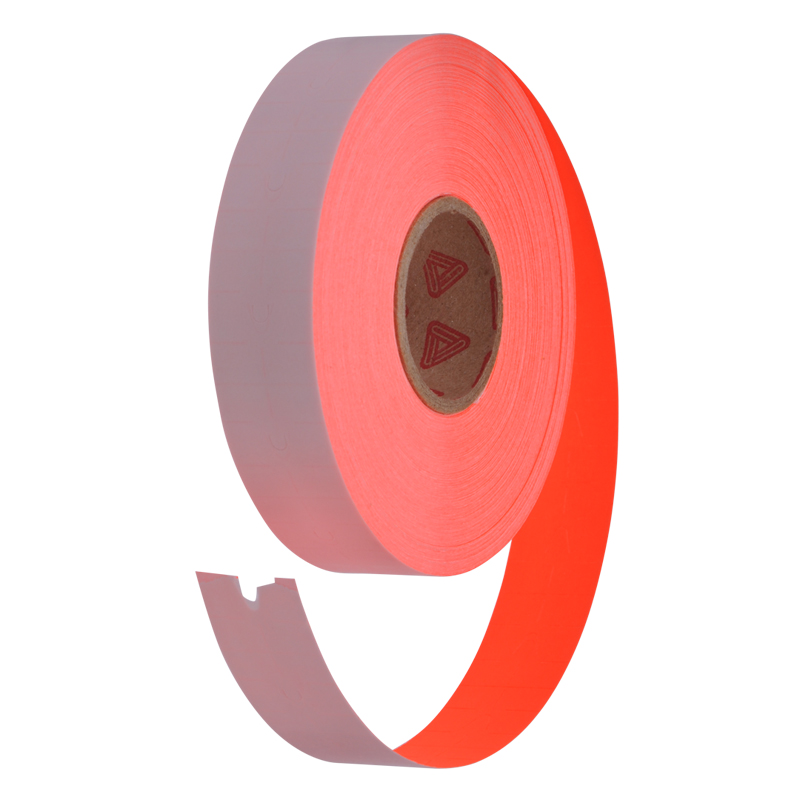 Genuine Avery Dennison 216 Fluorescent Red Labels (T06281)