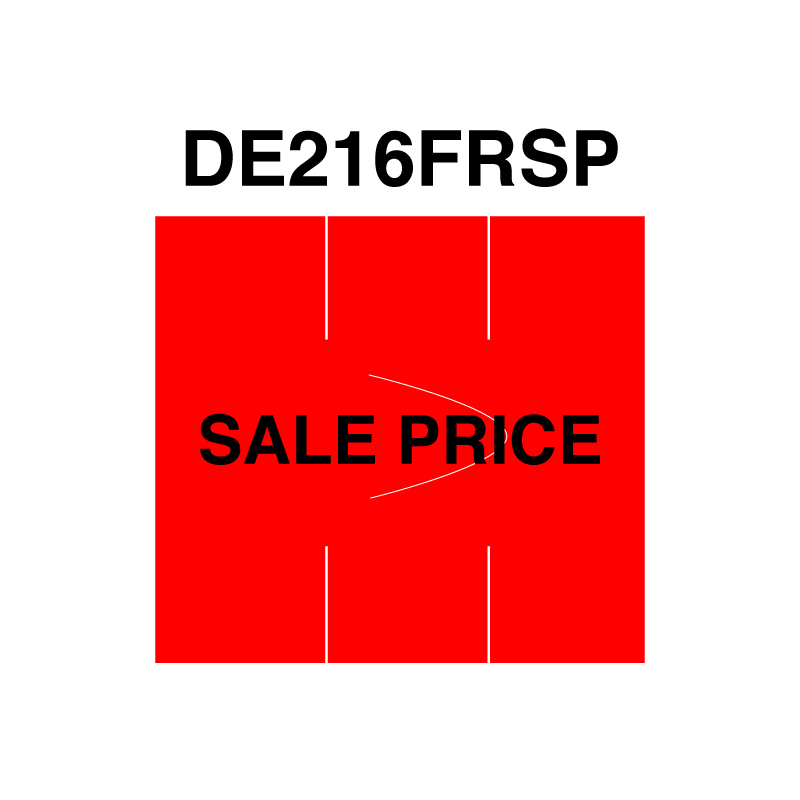 Black Print on Fluorescent Red "SALE" Labels to fit Avery® Sato ...