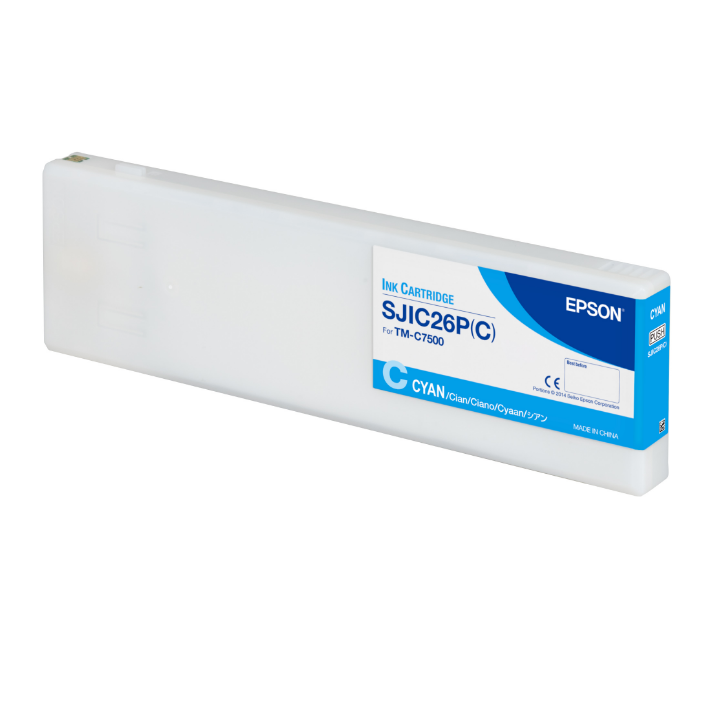 Epson ColorWorks TM-C7500G Cyan Gloss Pigment Ink
