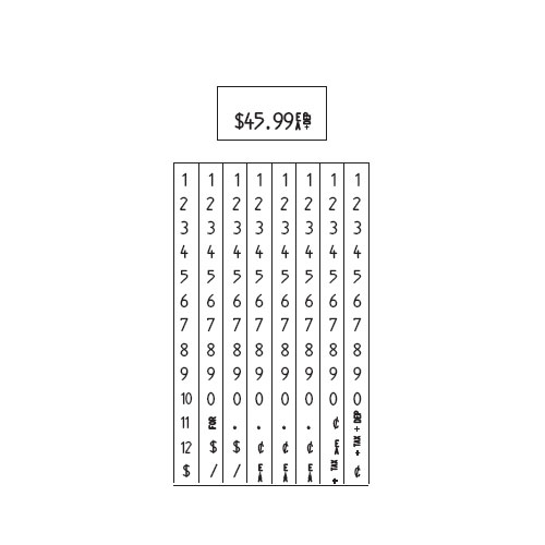 Garvey® G-Series 25-8 Label Price Gun