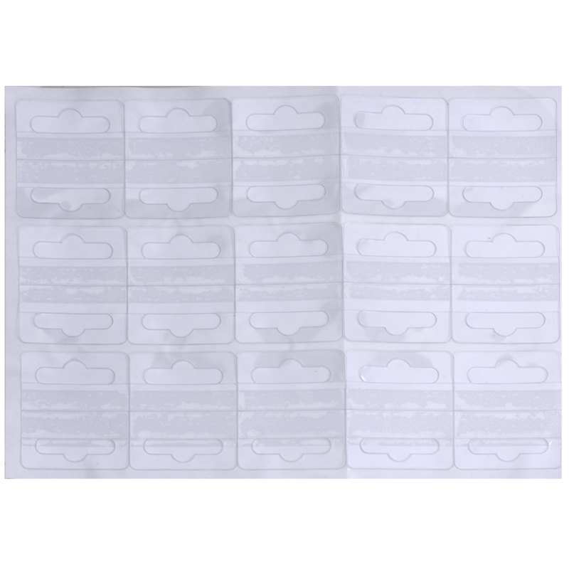 HT1605 1 5/8" X 15/16" Slot Holed Adhesive Hang Tabs