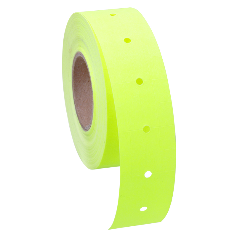 Fluorescent Chartreuse General Purpose Tamper Proof Labels