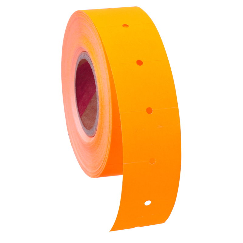 Fluorescent Orange General Purpose Labels Without Tamper Proof Vertical ...