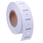 Black on White "USE BY" General Purpose Tamper Proof Labels