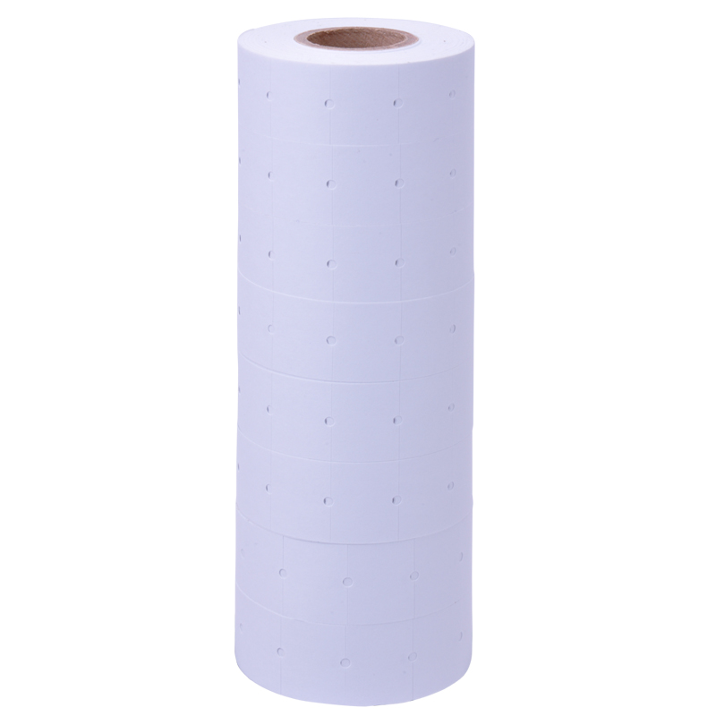 White General Purpose Labels Without Tamper Proof Vertical Slits