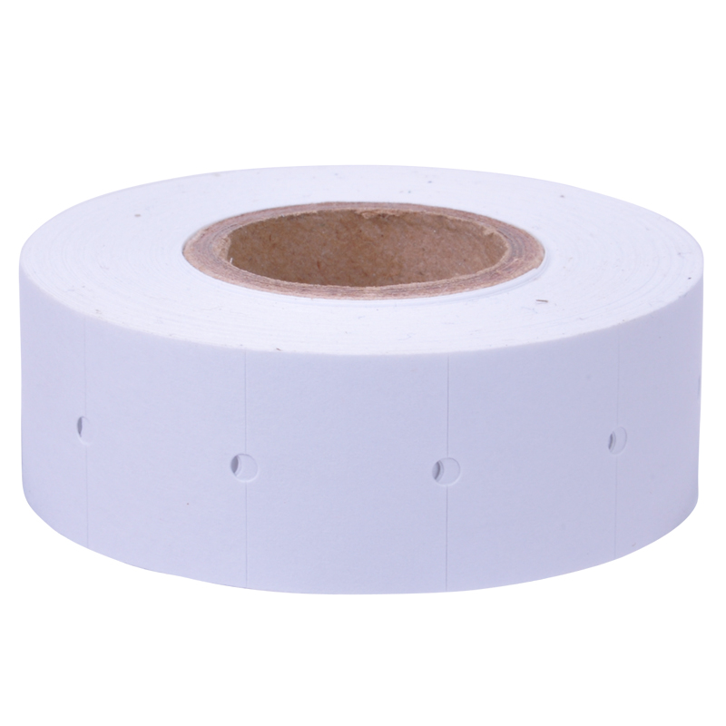 White General Purpose Labels Without Tamper Proof Vertical Slits