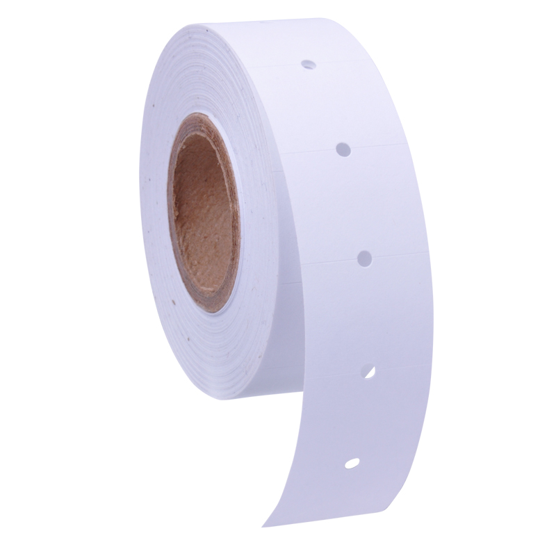 White General Purpose Labels Without Tamper Proof Vertical Slits