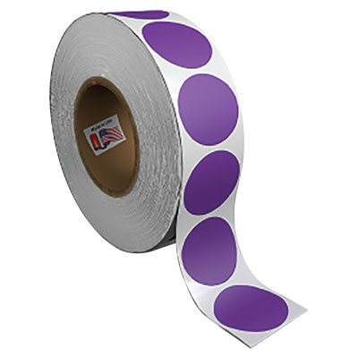 1" Kenco Color Coding Circle Labels - Green