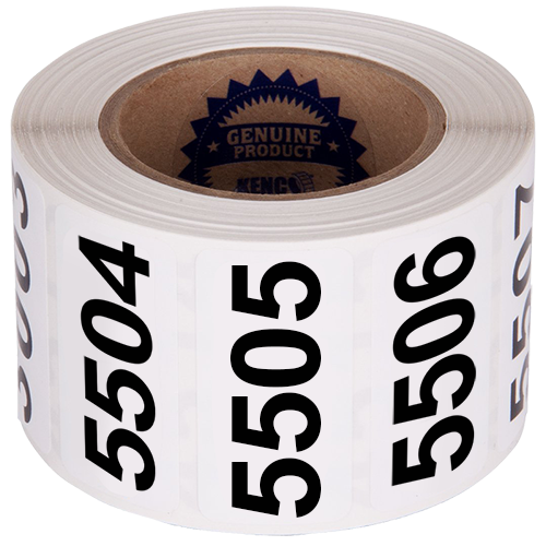 Consecutively Numbered Labels | Kenco Label & Tag