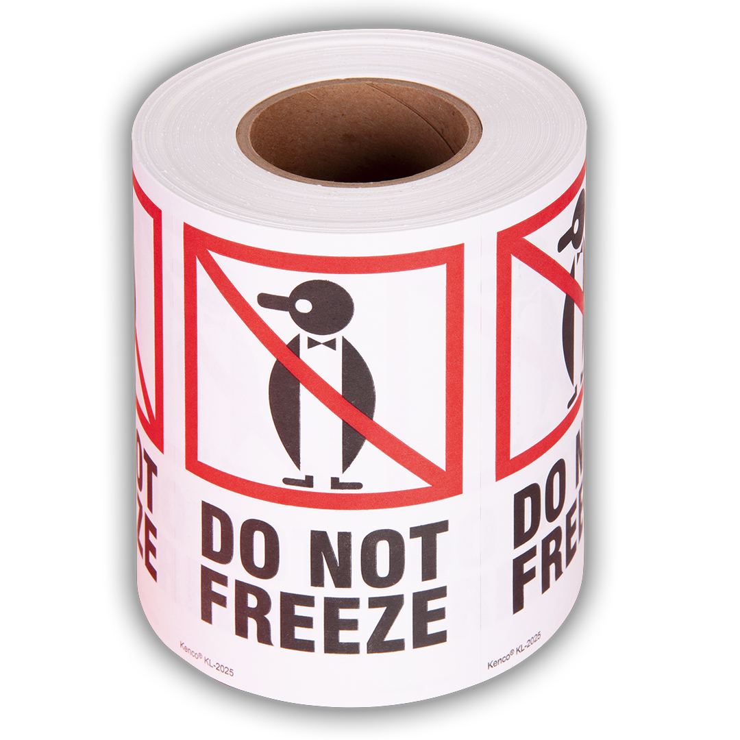 Do Not Freeze International Safe Handling Warning Stickers