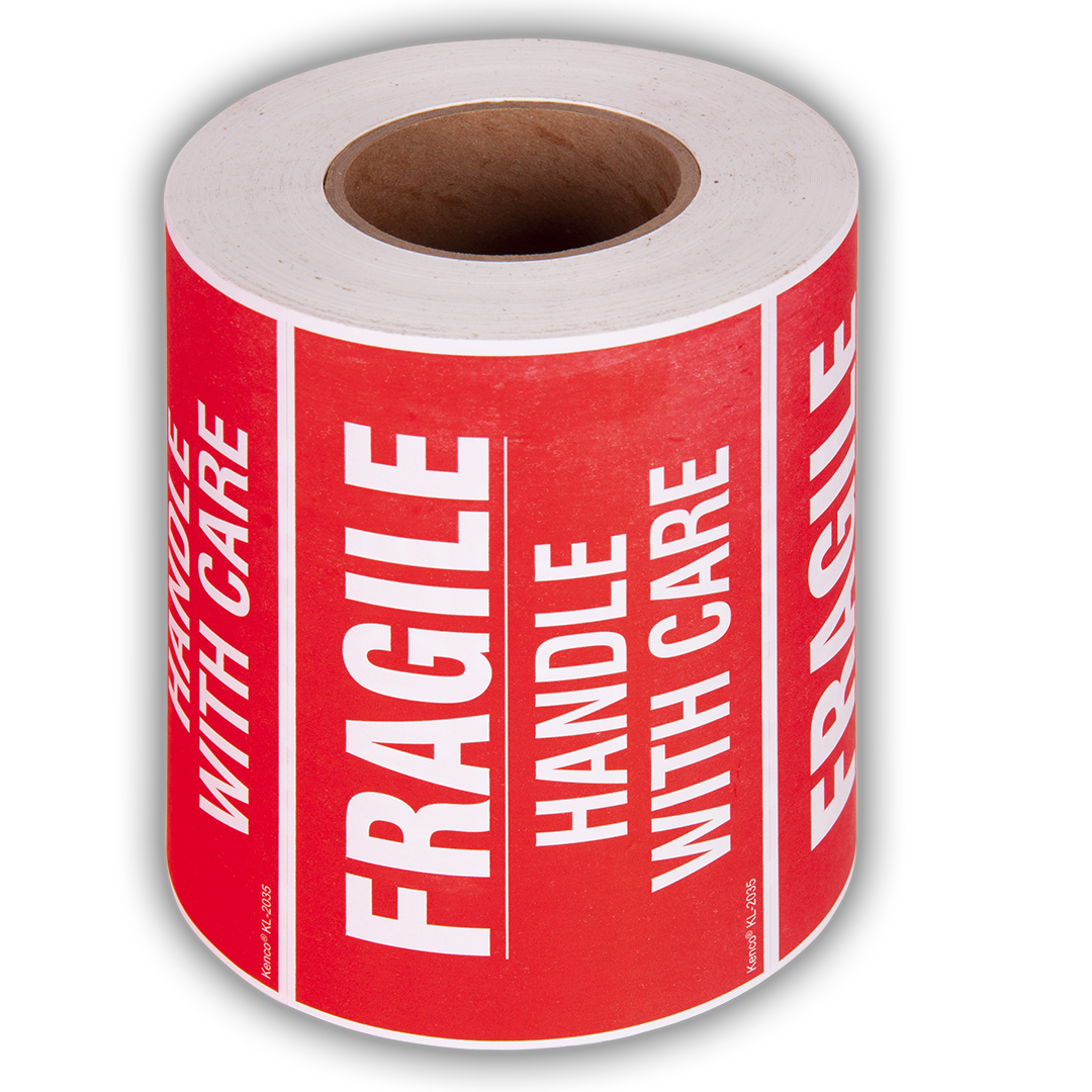 Fragile Handle with Care Warning Stickers