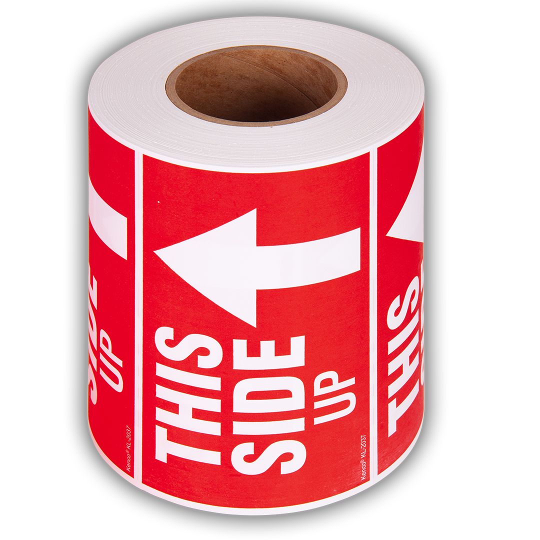 This Side Up Warning Stickers