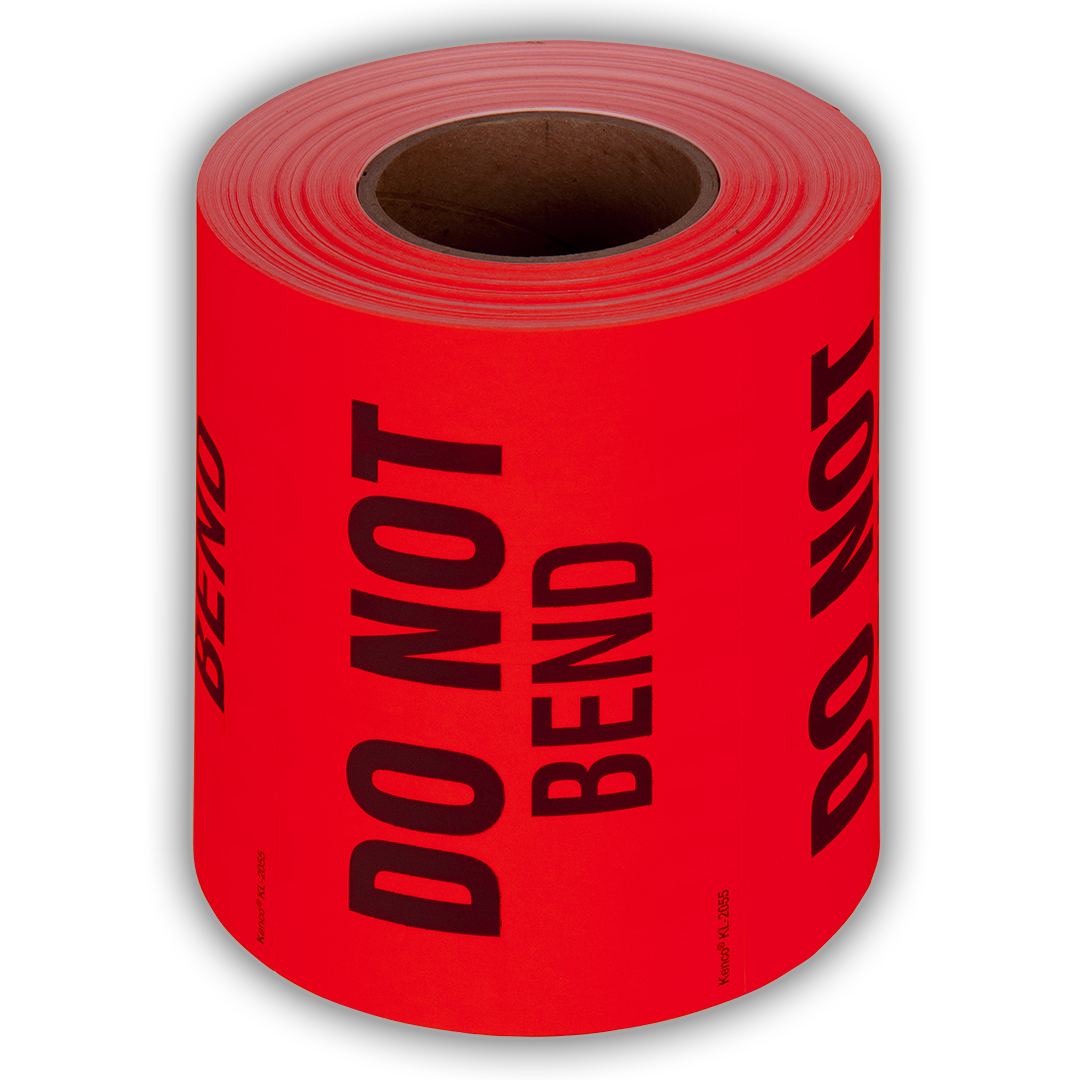 Do not Bend Fluorescent Shipping Label Stickers