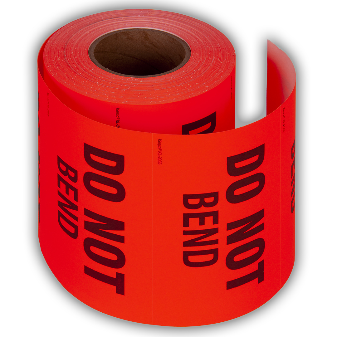 Do not Bend Fluorescent Shipping Label Stickers