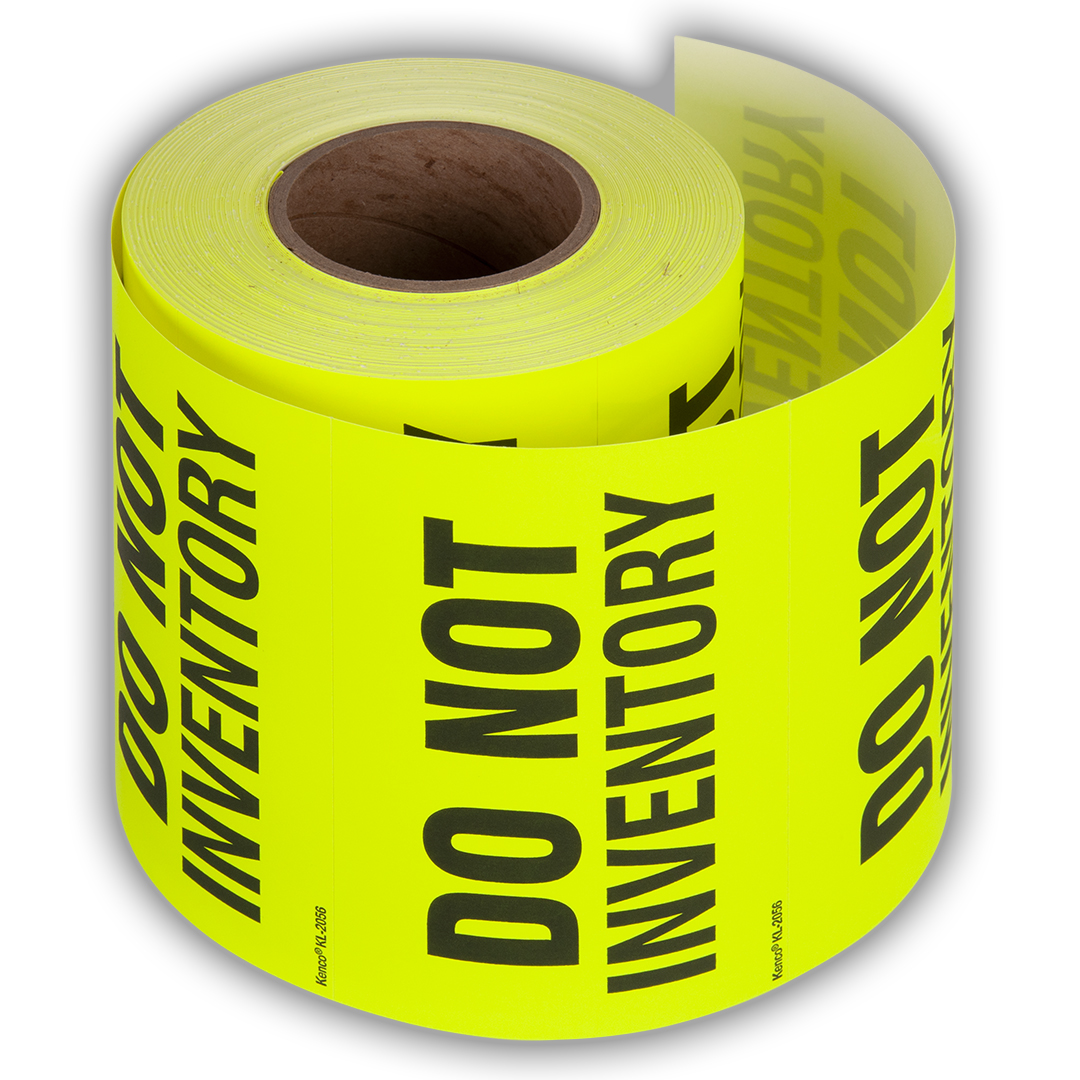 Do not Inventory Fluorescent Shipping Label Stickers