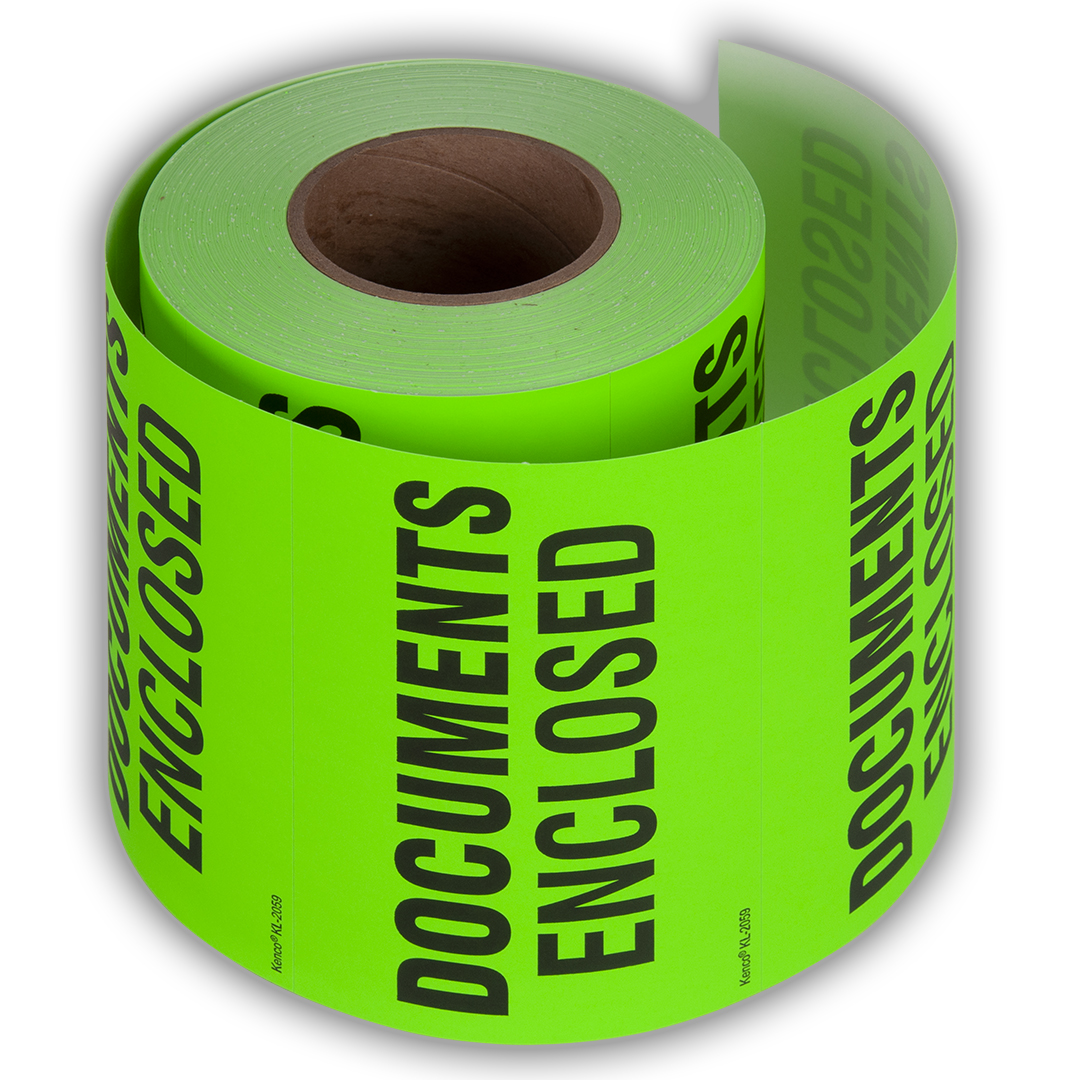 Documents Enclosed Shipping Label Stickers