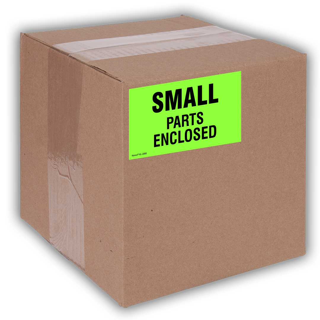Small Parts Enclosed Shipping Label Stickers