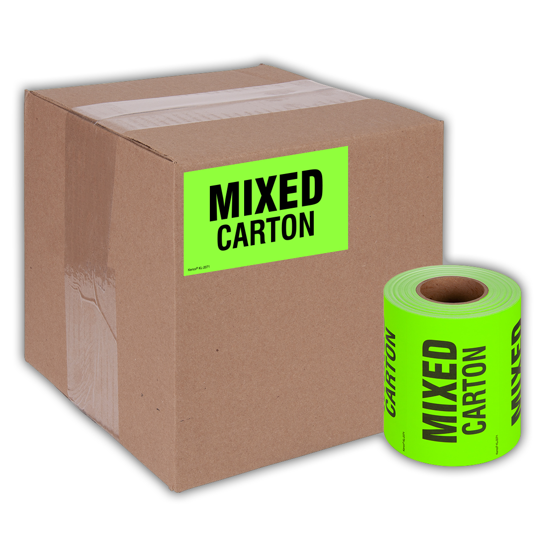 Mixed Carton Shipping Label Stickers