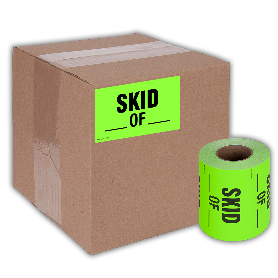 Skid _ of _ Shipping Label Stickers