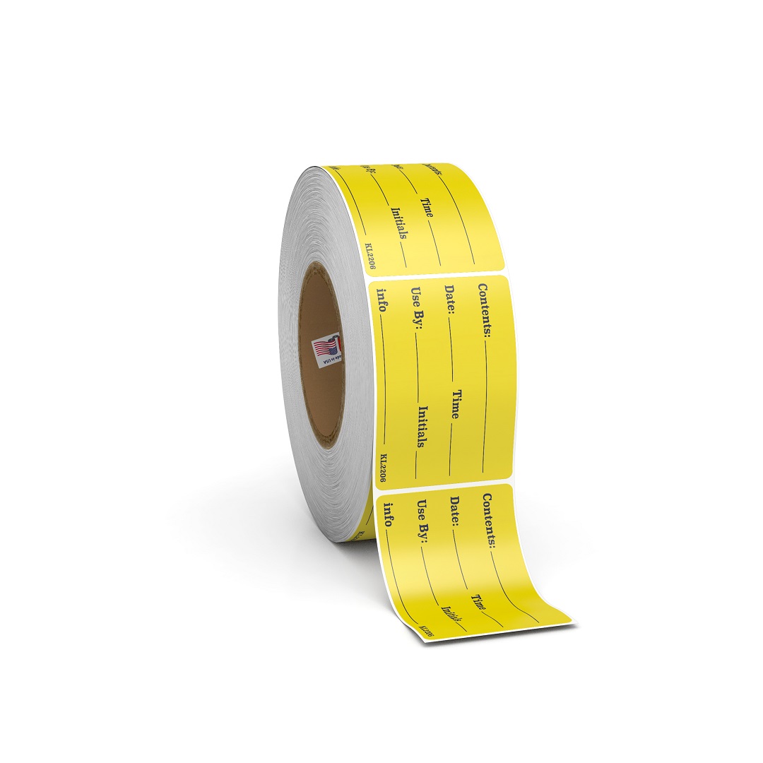 1.5" x 2.5" Dissolvable Food Safety Labels