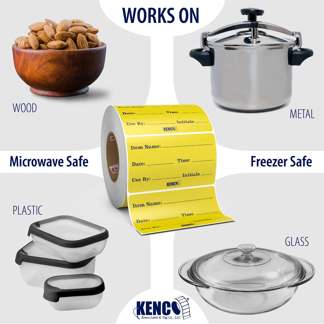 1.5" x 2.5" Dissolvable Food Safety Labels