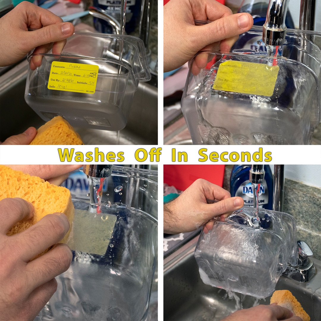 1.5" x 2.5" Dissolvable Food Safety Labels