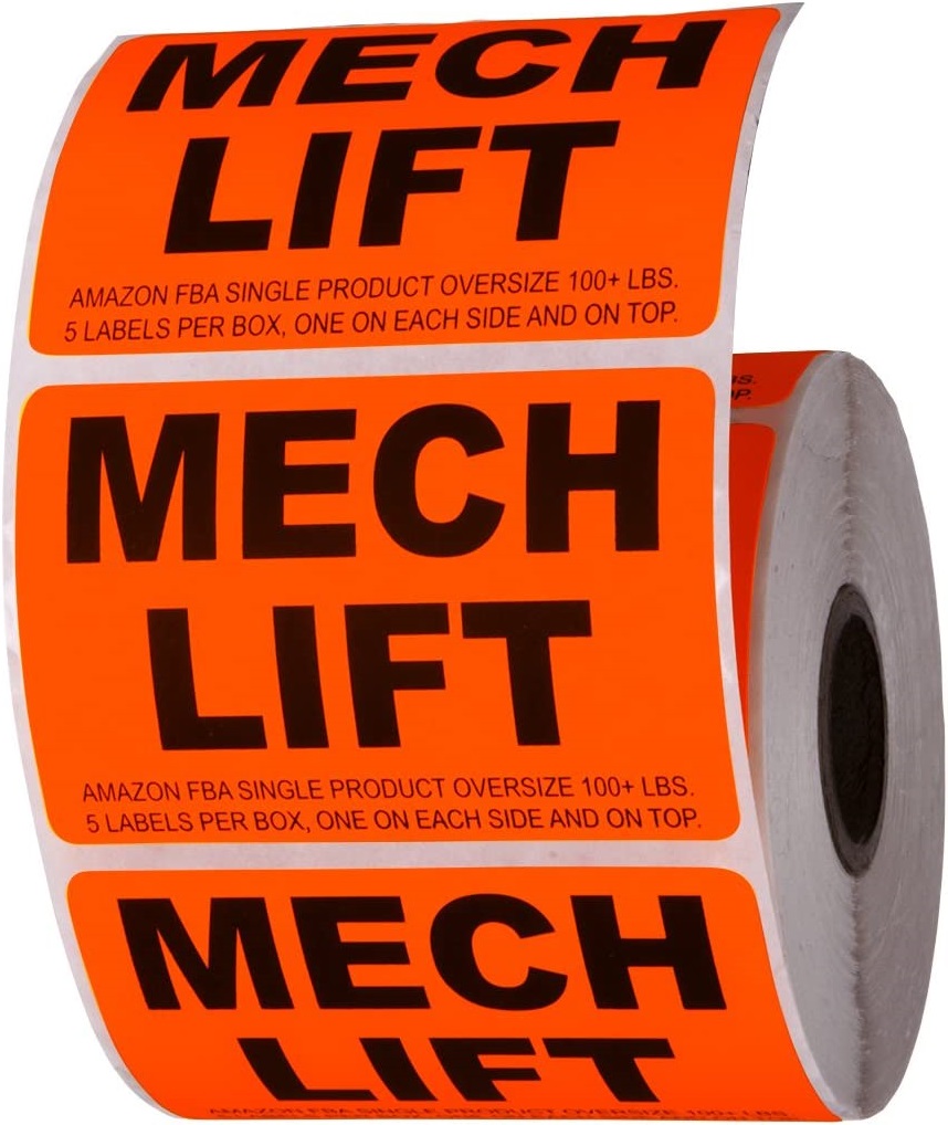 Mech Lift Sticker Labels for Shipping and Packing - 3