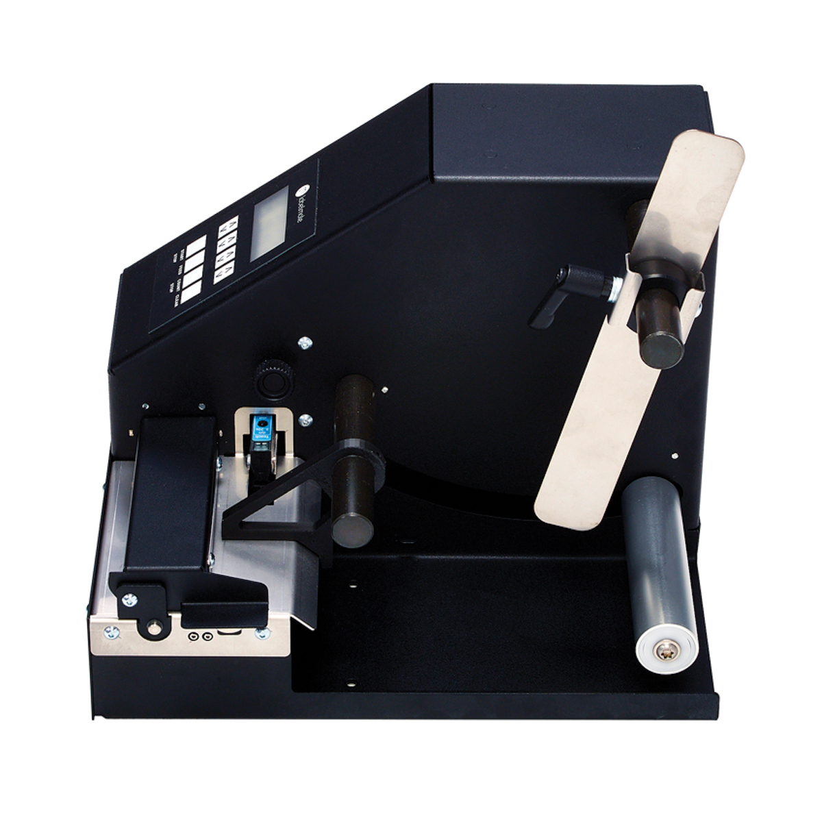 Combination Label Dispenser/Counter for Opaque Labels up to 4.5" wide.