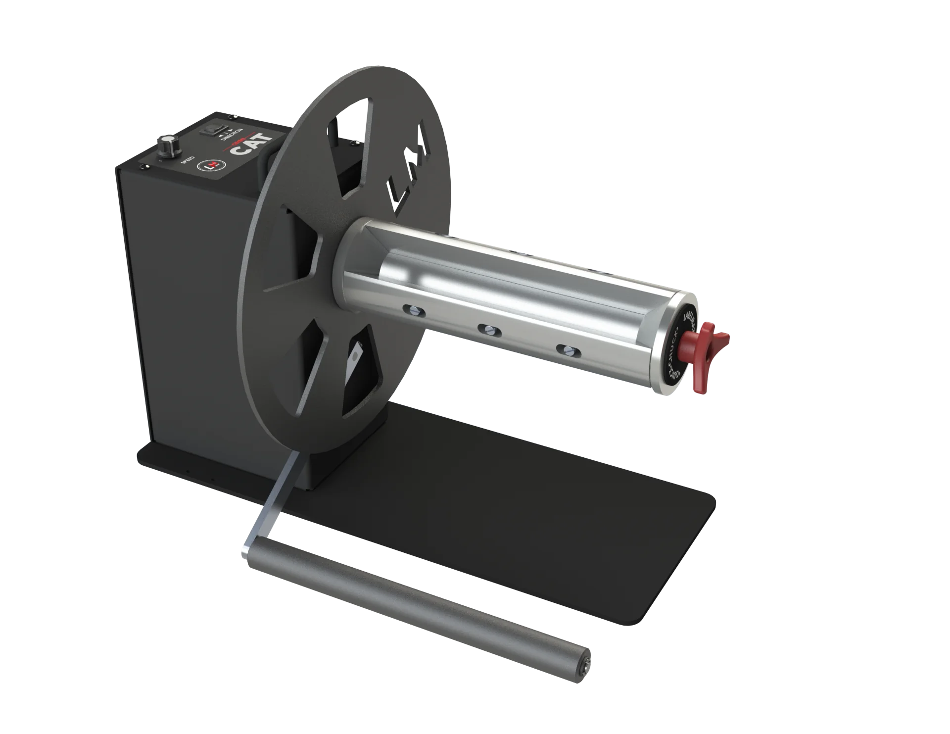 Universal “Smart” Rewinder/Unwinder with chuck style core holder for ...