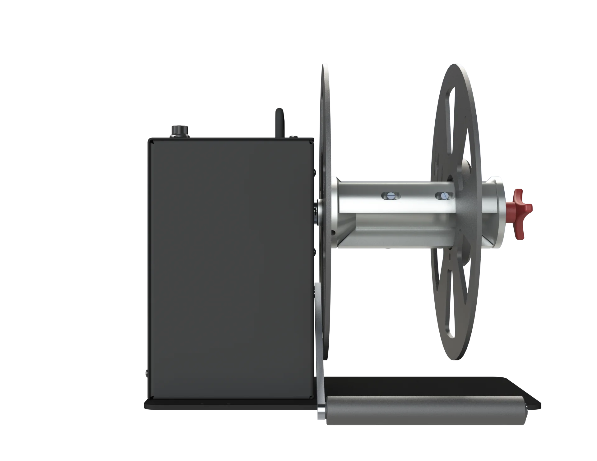 Universal “Smart” Rewinder/Unwinder with chuck style core holder for ...