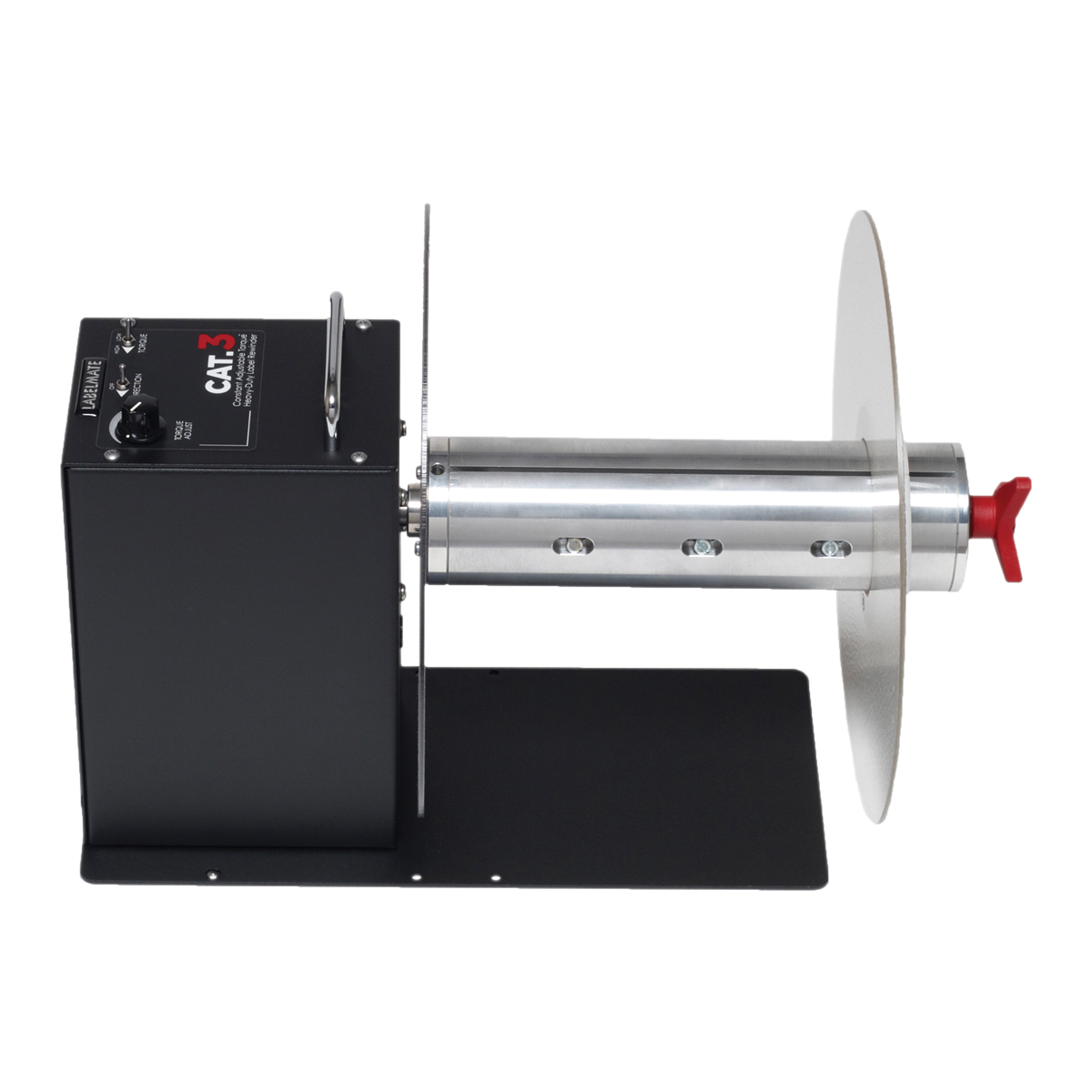 Standard Heavy-Duty Rewinder with chuck style core holder for media up ...