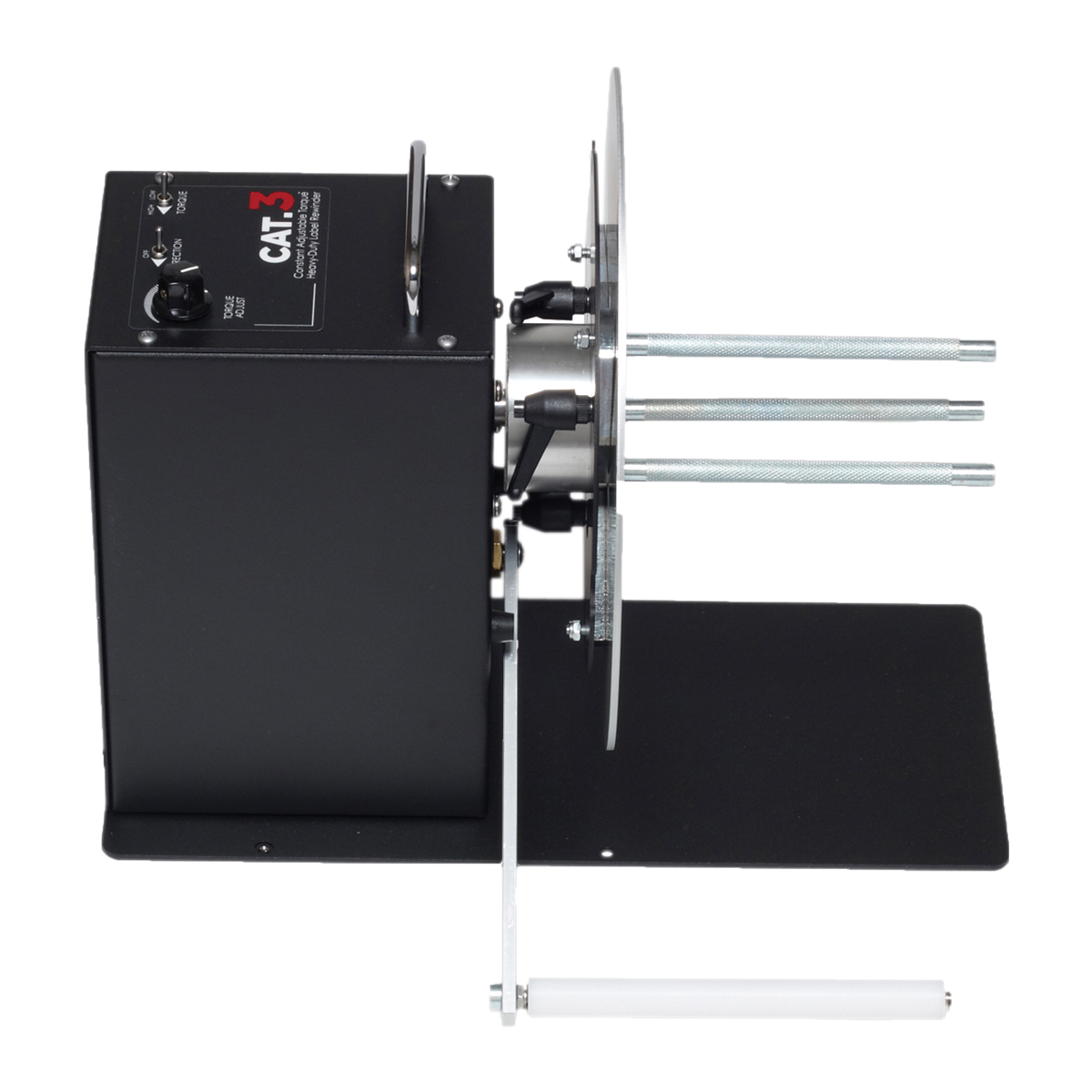 Standard Heavy-Duty Rewinder with Sensor Arm and Adjustable Core Holder ...