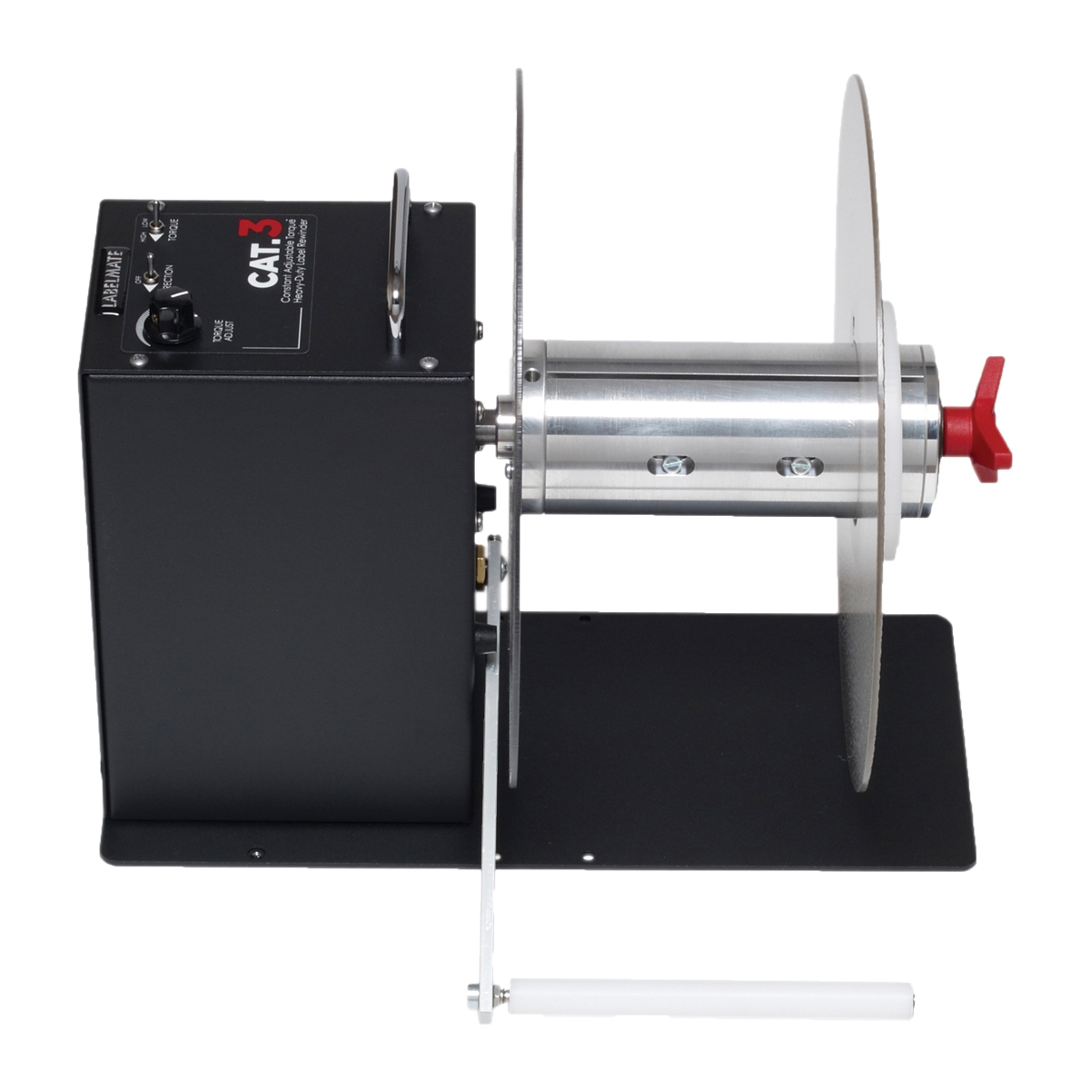 Standard Heavy-Duty Rewinder with Sensor Arm, with chuck style core ...