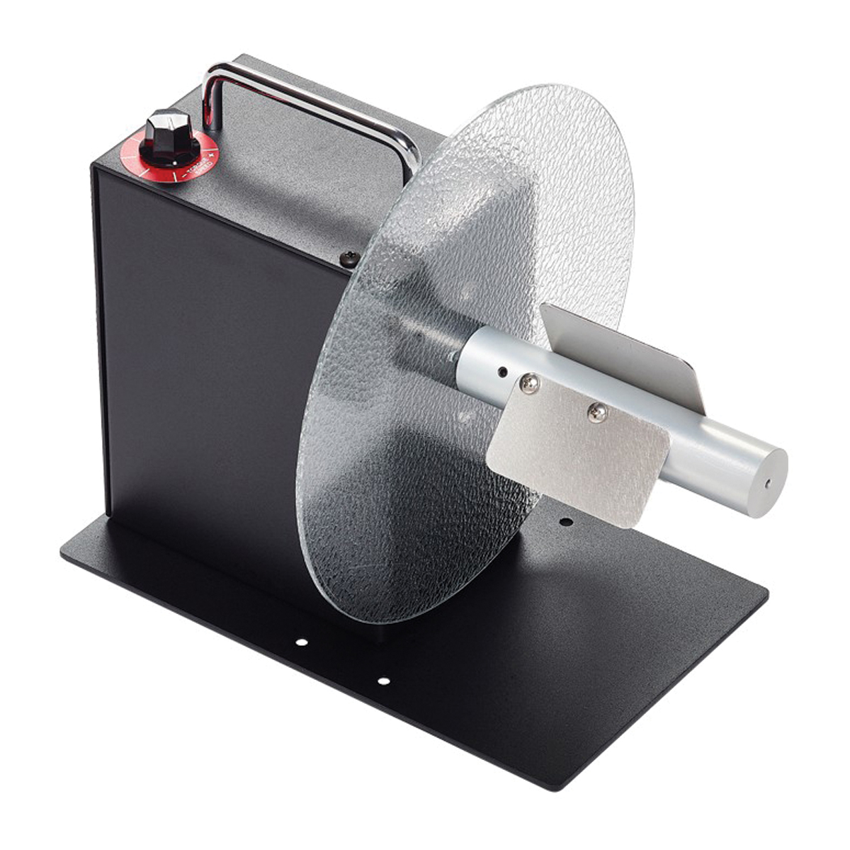 Compact "Mini-CAT" Rewinder for media up to 4.5" wide, and roll ...