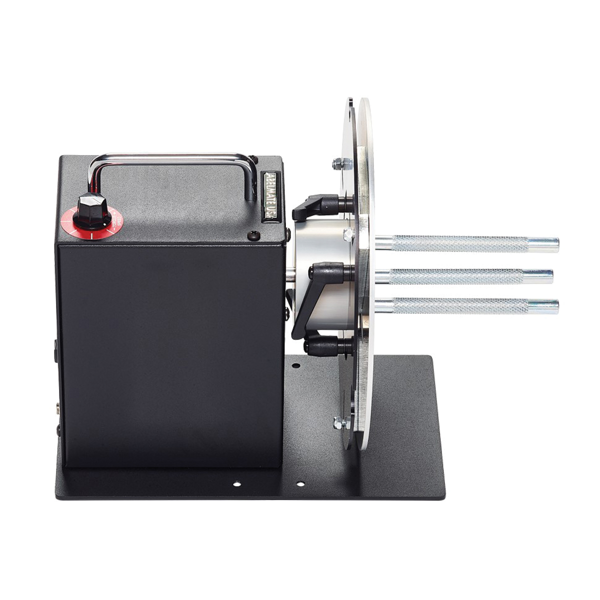 Compact "Mini-CAT" Rewinder with Adjustable Core Holder for media up to ...